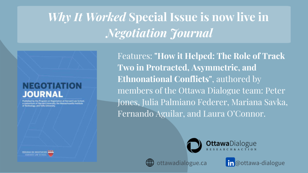NEWS: "Why It Worked" Issue Now Live in Negotiation Journal! - Ottawa ...